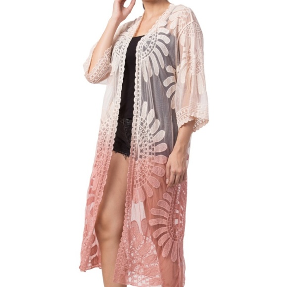 Raj | Jackets & Coats | Raj Duster Lace Embroidered | Poshmark